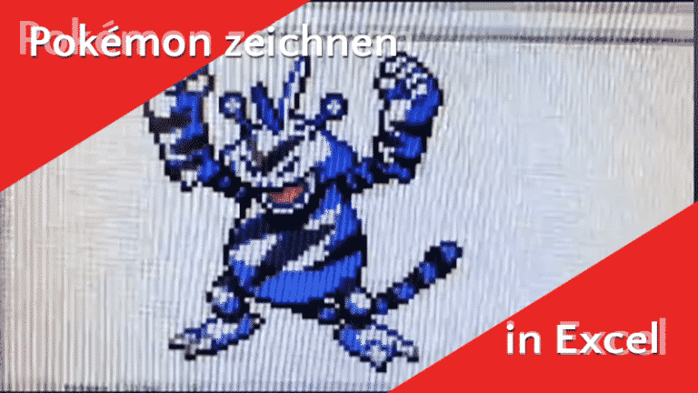 Dieser Künstler zeichnet Pokémon mit Excel